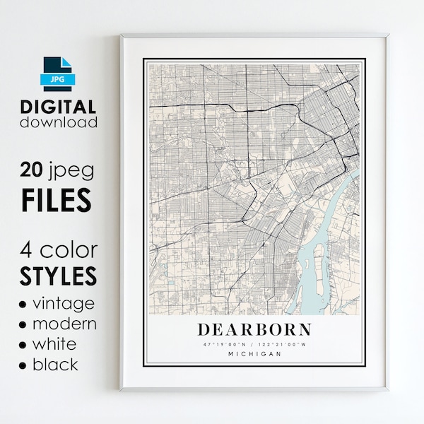 Dearborn Michigan Mi - Etsy