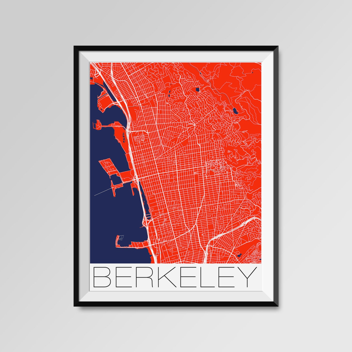 California Map Berkeley