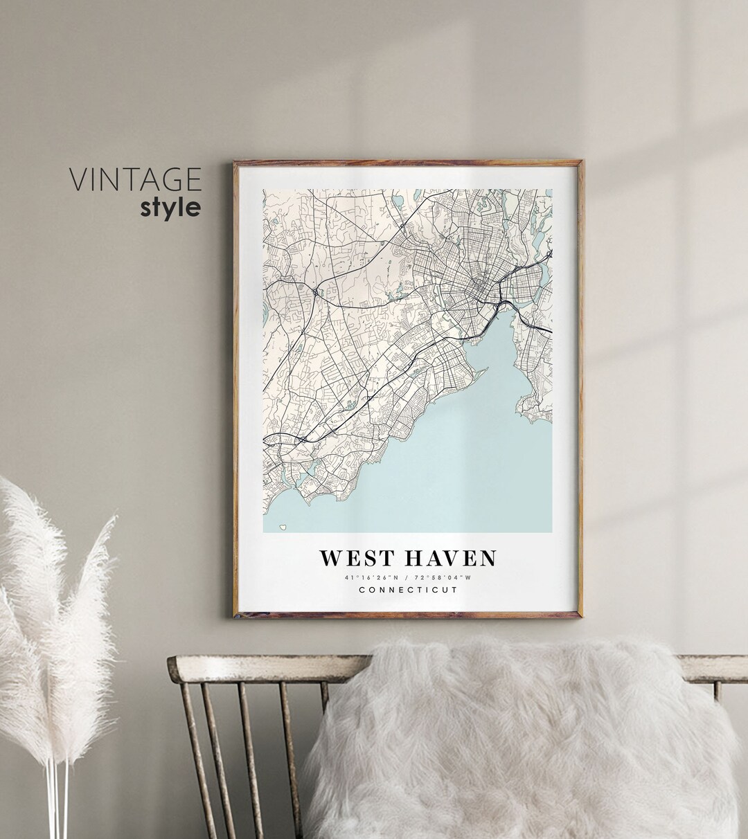 West Haven Connecticut CT map, West Haven city map, West Haven print ...