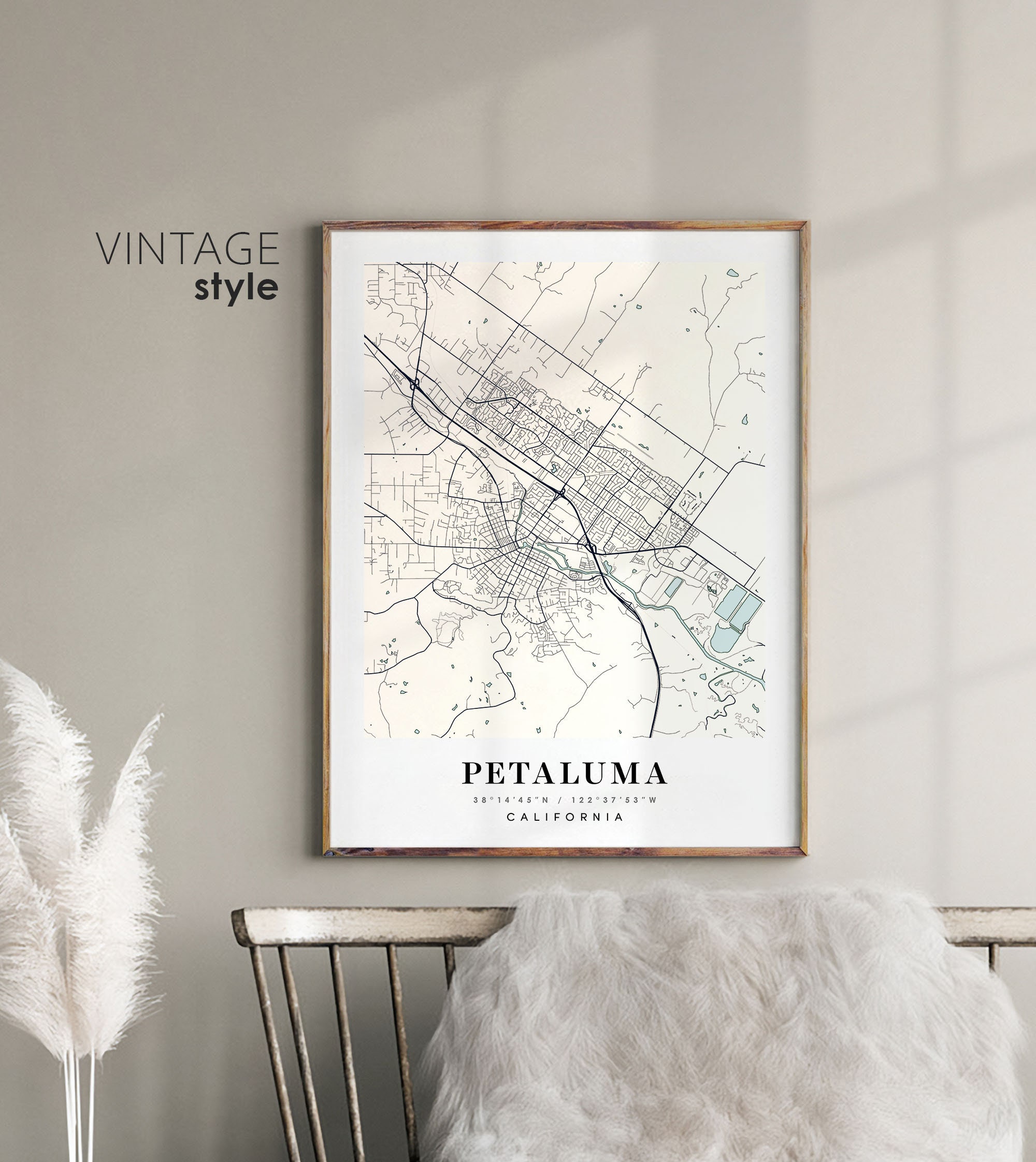 City Of Petaluma Ca Map