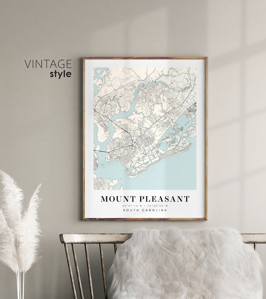 Mount Pleasant South Carolina SC Map, Mount Pleasant City Map, Mount ...