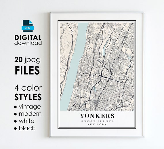 Printable Map Of Yonkers Ny Map Of New York City GIS Geography