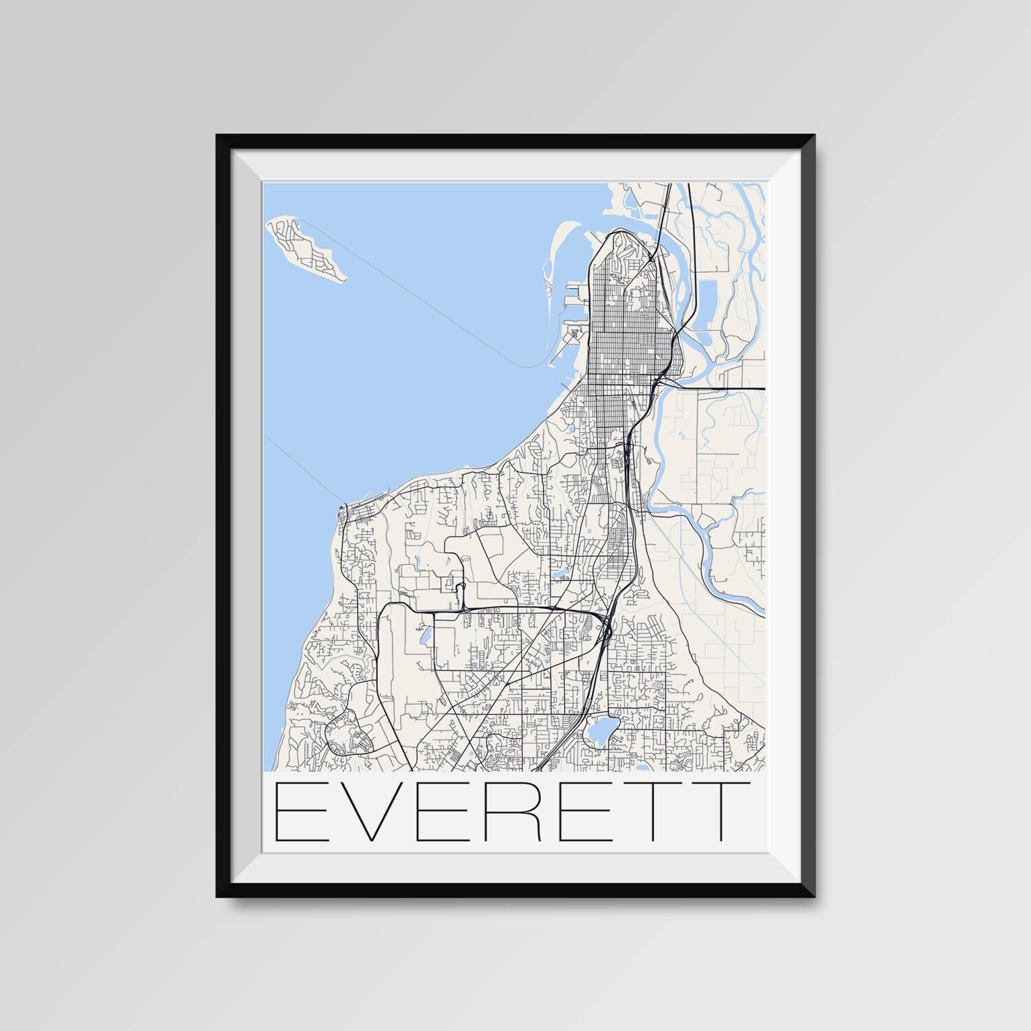 Zip Code Map Everett Wa - Map