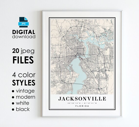 Jacksonville Map Printable