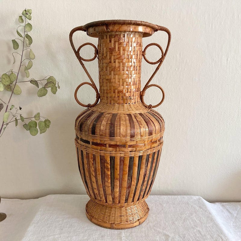 Basket Vase - Etsy