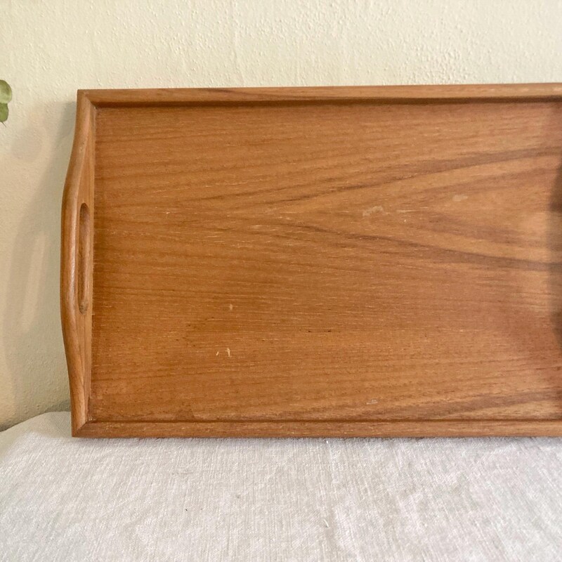 Teak Serving Tray - Etsy