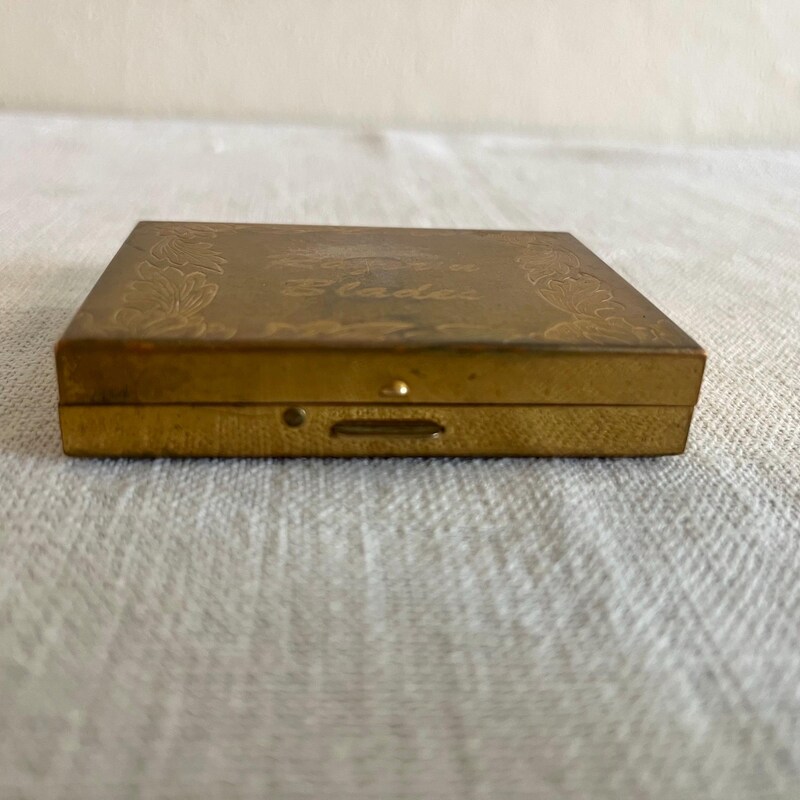 Brass Pill Box - Etsy