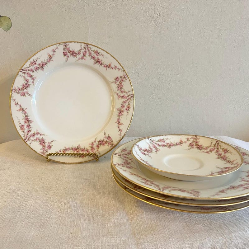 Antique Dinnerware Pink - Etsy