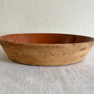 Vintage Terracotta Casserole Dish, 1940’s Red Wing Pottery, Provincial ...