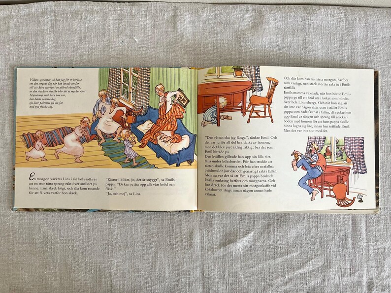 Vintage Swedish Children’s Book “den Där Emil” Written by Astrid ...