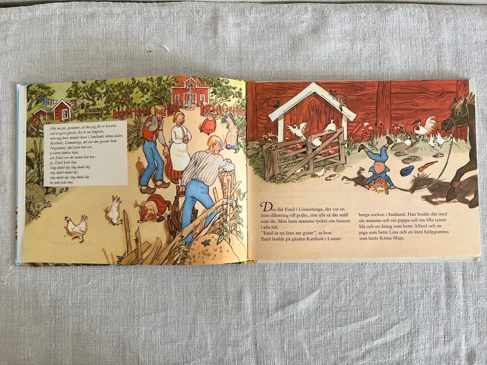 Vintage Swedish Children’s Book “den Där Emil” Written by Astrid ...