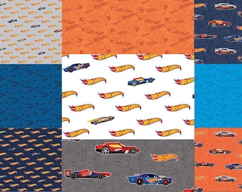 Hot Wheels Fabric - Etsy