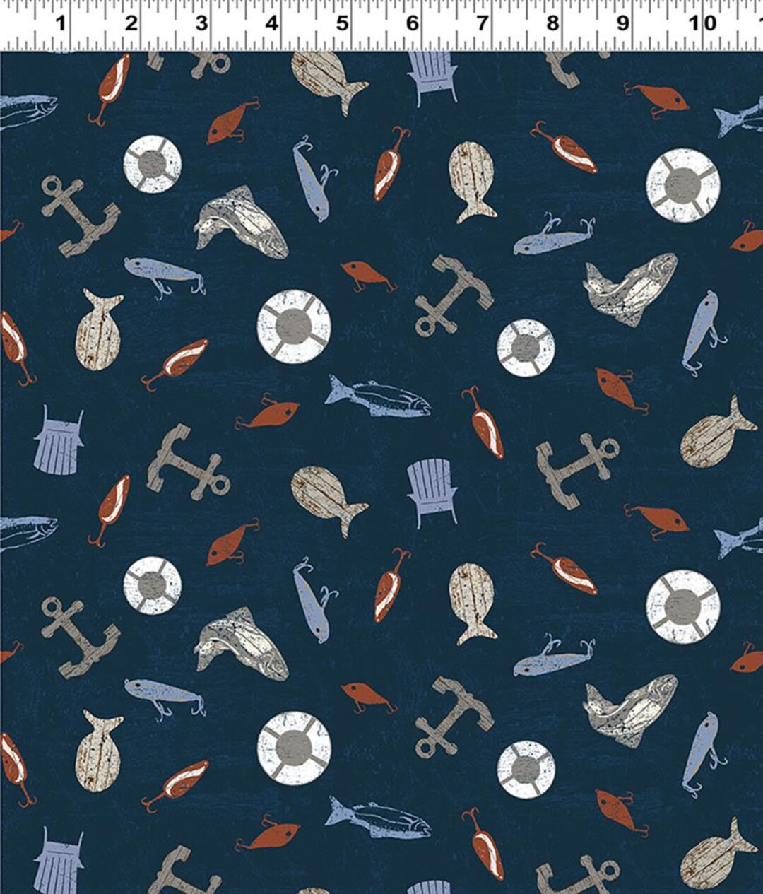 On Lake Time - Gear Navy From Clothworks, Camping, Fishing Lake House ...