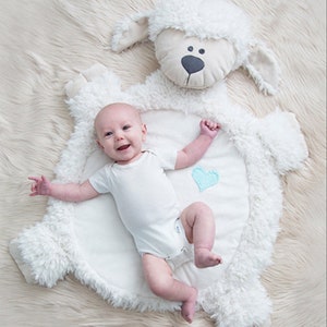 Natural My Lambie Soft Cuddle Play Mat MINKY KIT From Shannon Fabrics ...