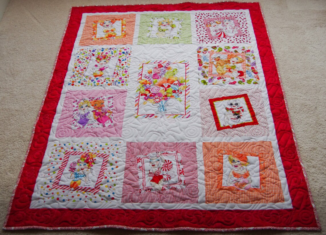 Wonky Block Quilt Pattern, Perfect for Fabric Panels, Step by Step ...