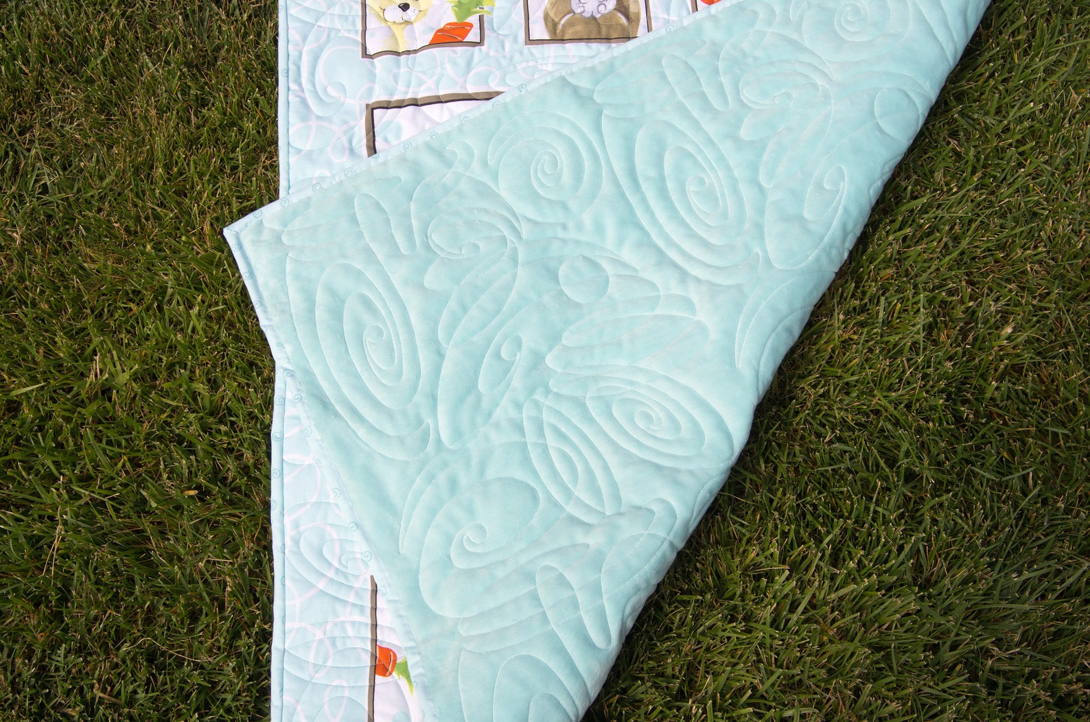 Harold the Hare Bright & Cheerful Toddler or Baby Boys or Girls Minky ...