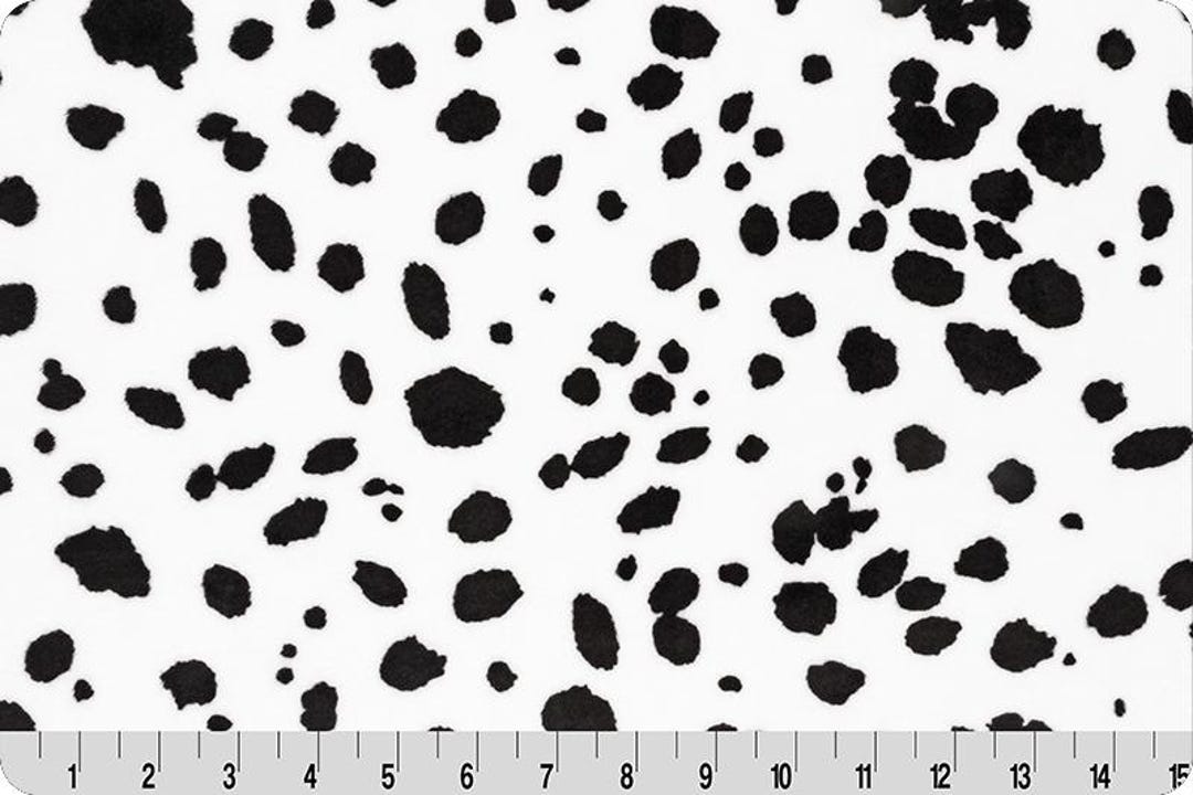 Shannon Cuddle Minky Fabric, Dalmatian Dog Cuddle Print, Great for ...