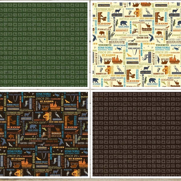 National Park Fabric - Etsy