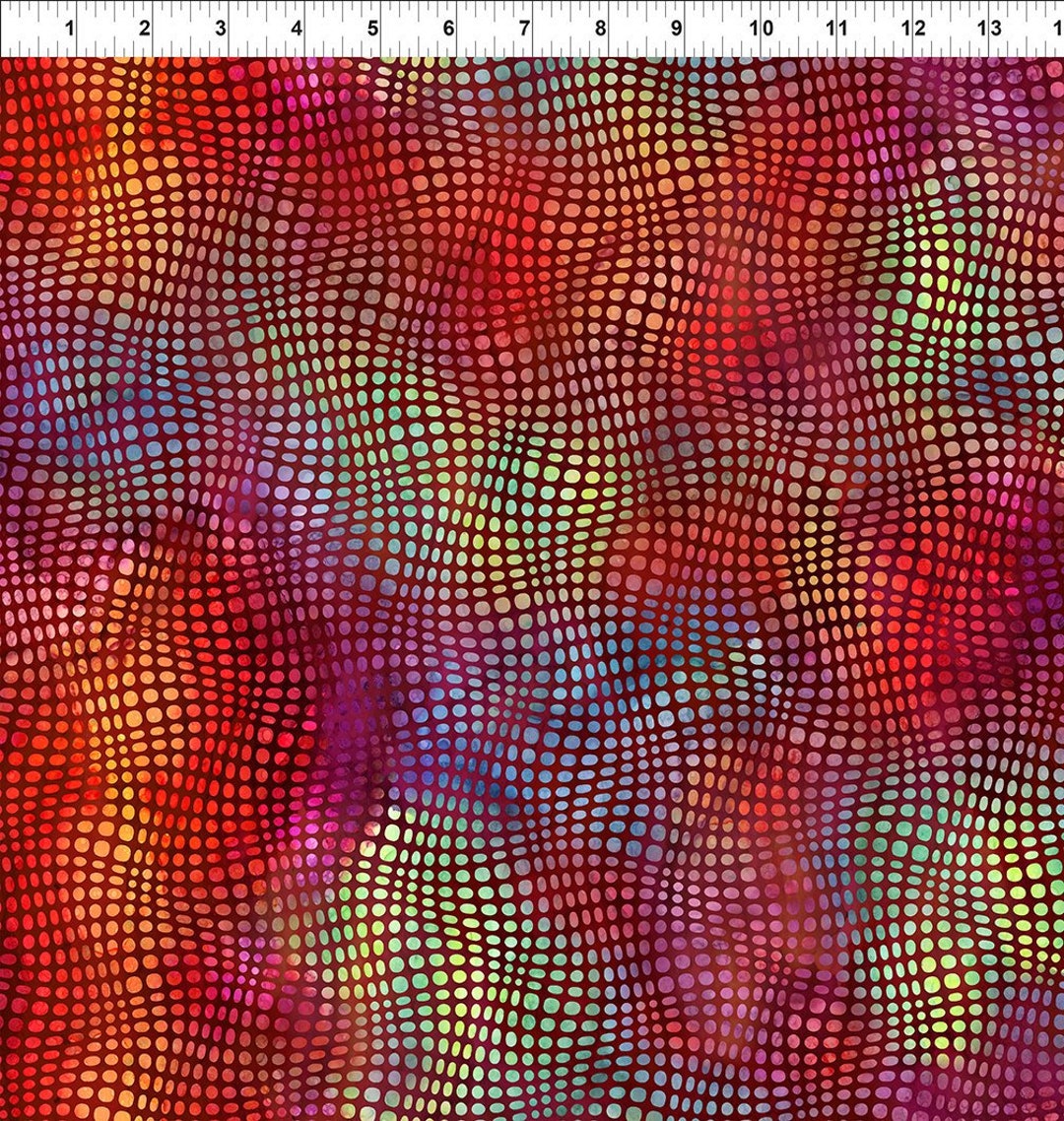 Impressions 11JYS-1 Red Dots From in the Beginning Fabrics, Vibrant ...