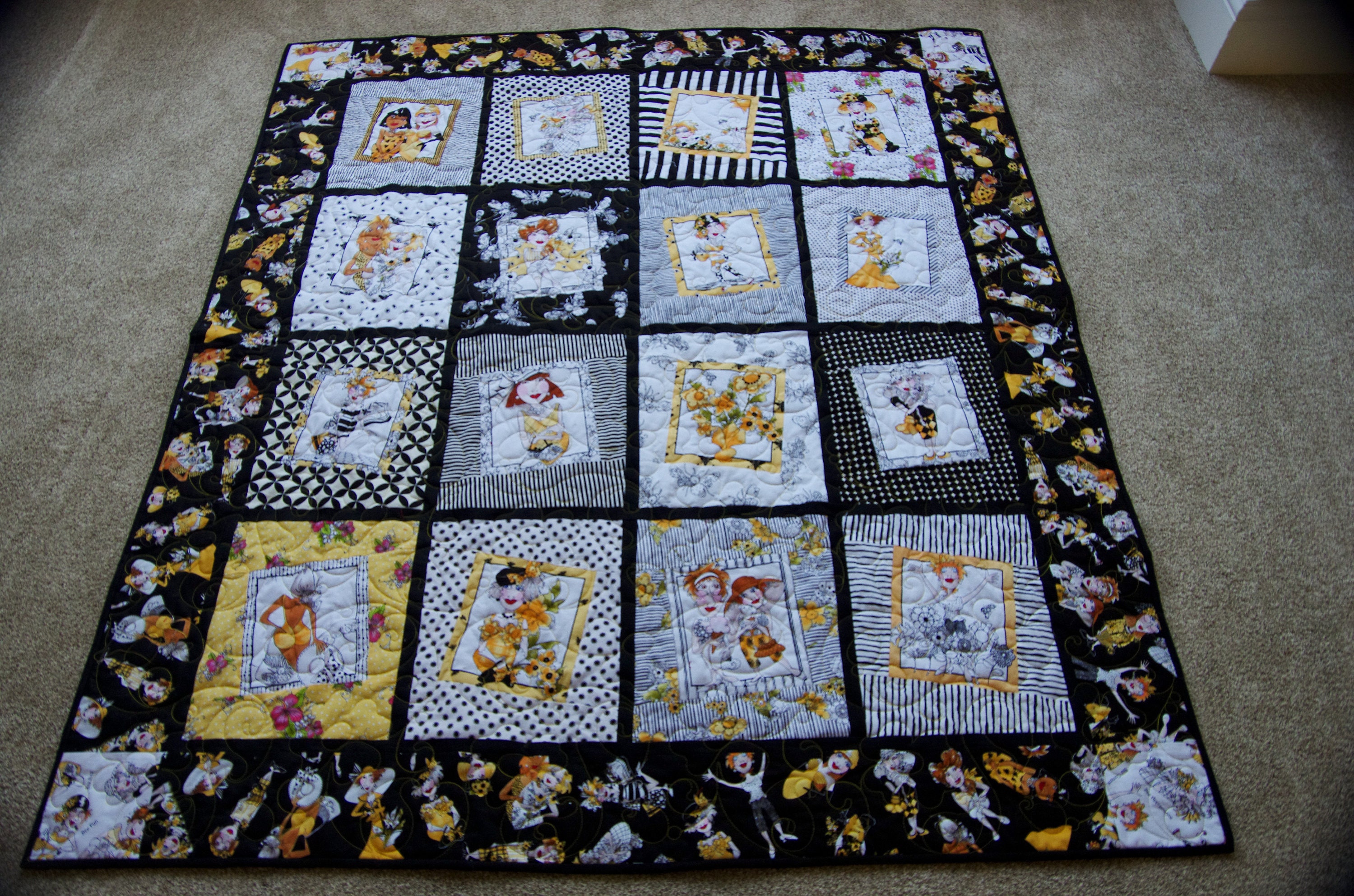 Wonky Block Quilt Pattern, Perfect for Fabric Panels, Step by Step ...