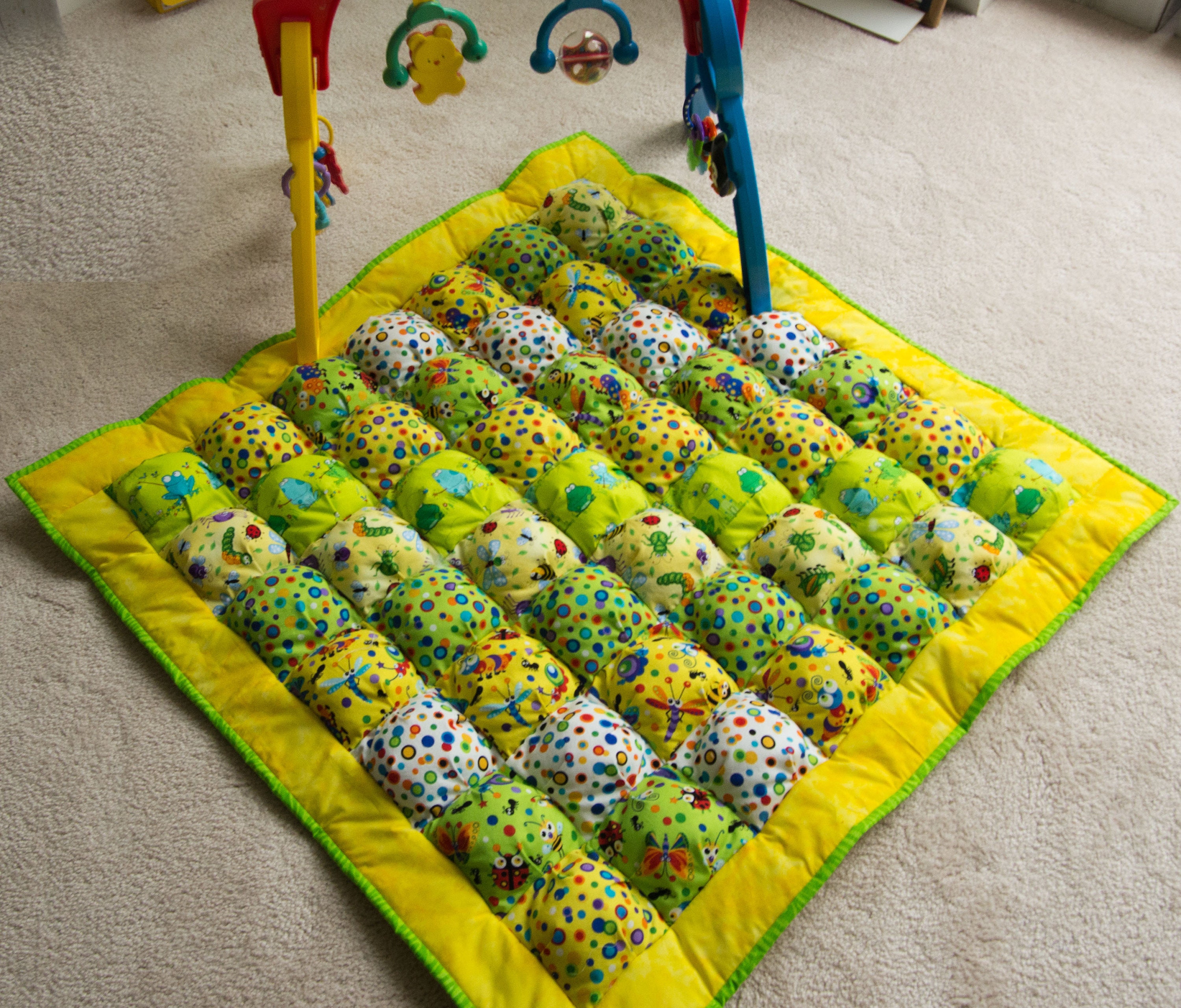 Create Your Own Puff Quilt The Easy Way Baby Or Kids Quilt Etsy