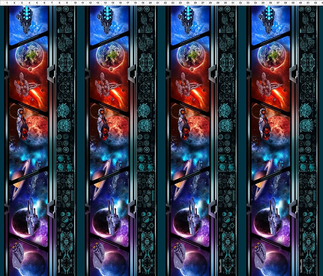 Planets and Spaceships BORDER From the Sci-fi Collection, by Jason ...