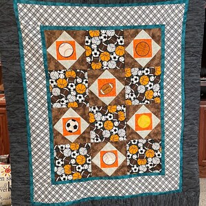 Squared up Quilt Pattern, Perfect for Large Print Fabrics or Panels With Large Squares, Very ...
