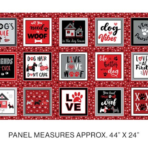 Dog Fabric Panels - Etsy