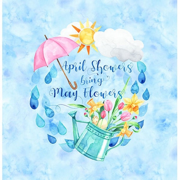 April Showers Bring May Flowers - Etsy