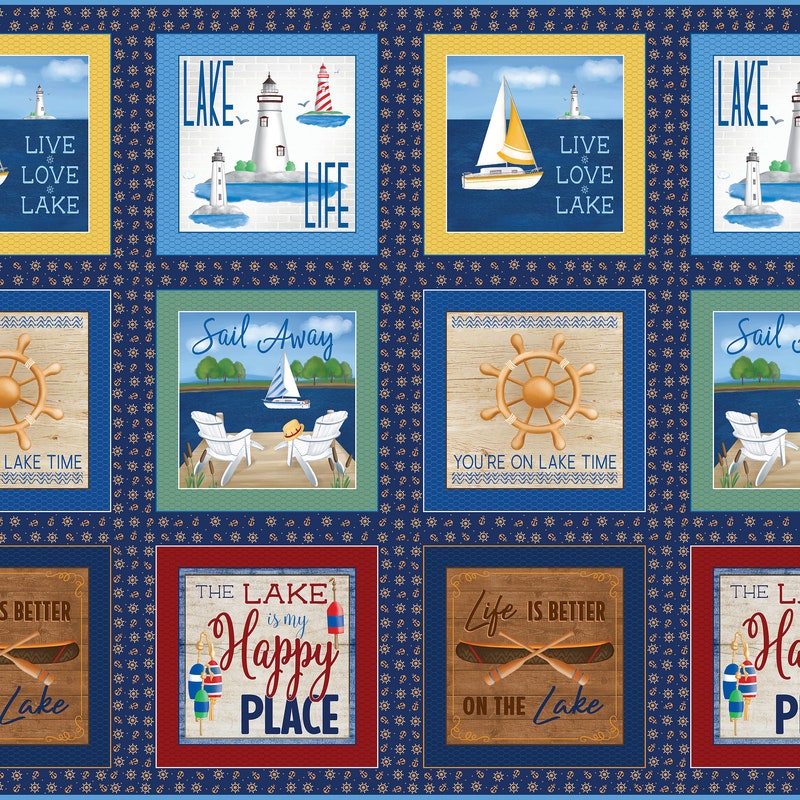 Lake Fabric - Etsy