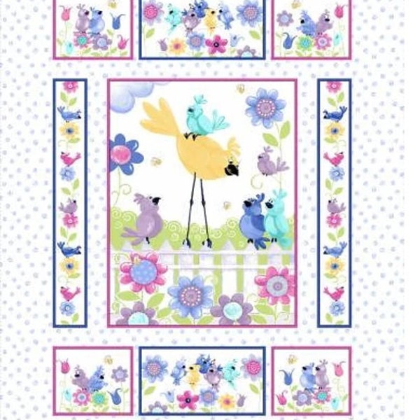 Susybee Buddies Panel Fabric - Etsy