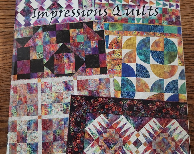 Impressions Quilt Book by Jason Yenter From in the Beginning Fabrics, 6 ...