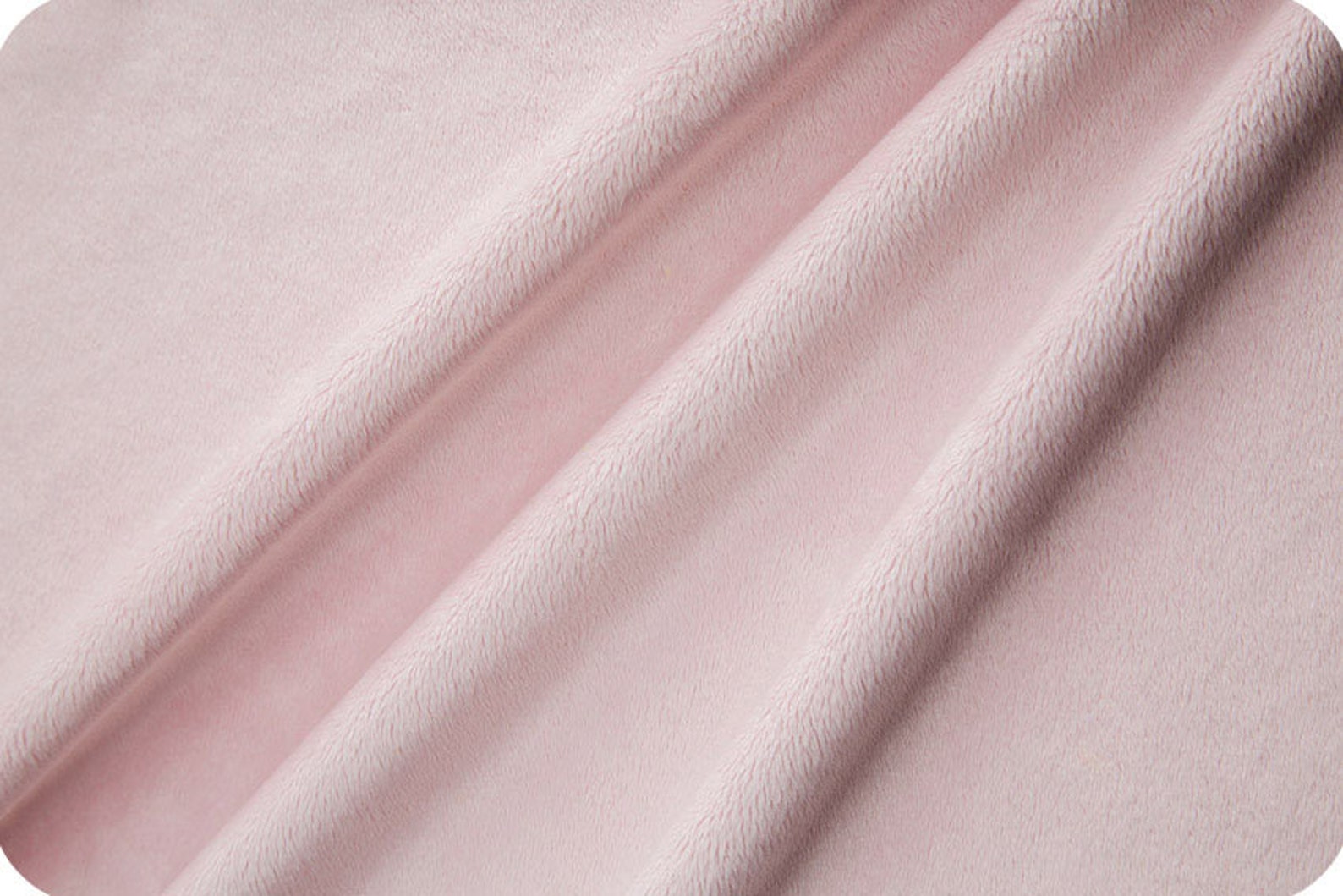 Minky Fabric, Baby Pink Shannon Cuddle Minky, Cut to Order, Ready to ...