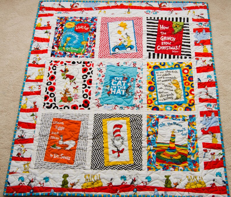 Wonky Block Quilt PATTERN, Perfect for Fabric Panels, Step by Step ...
