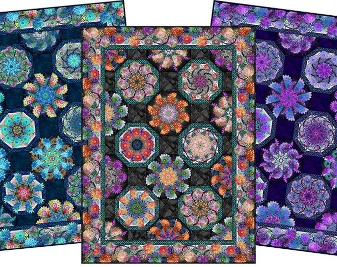In the Beginning Dazzle Kaleidoscope Quilt Pattern by Jason Yenter ...