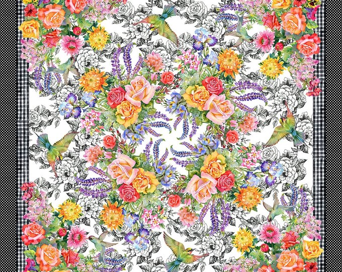 Garden Floral Decoupage Panel 1DC-1 Floral Print by Jason Yenter for in ...
