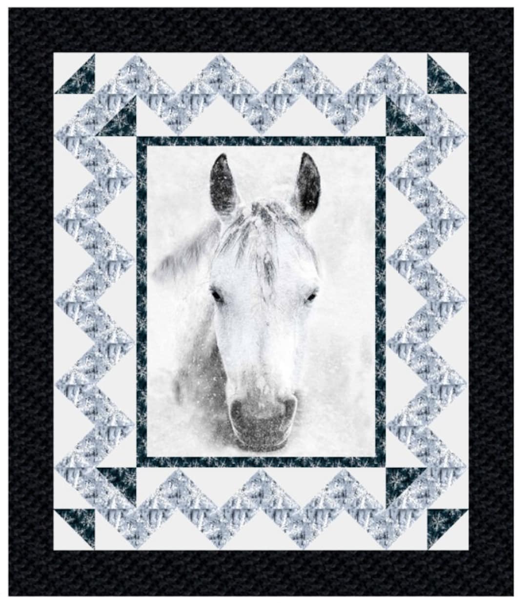 Frame This Quilt Pattern, THREE Different Quilt Sizes "skill Level ...