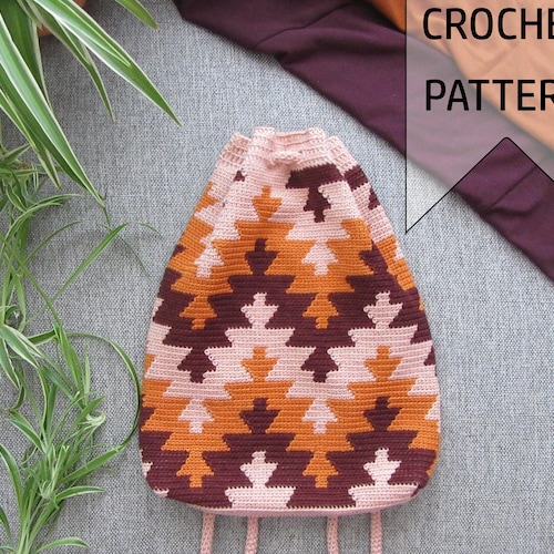 Tapestry Crochet Bag Crochet Bag Pattern - Etsy
