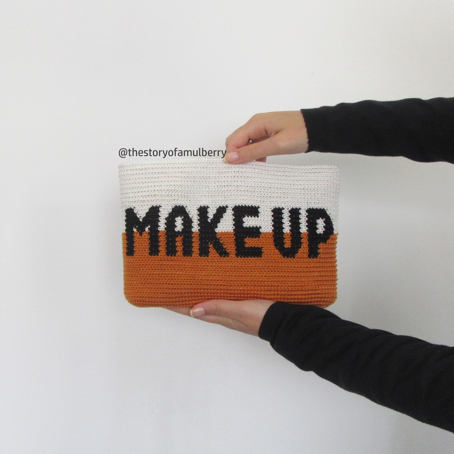 Make up Crochet Bag Pattern /crochet Cosmetic Pouch Pattern /tapestry ...