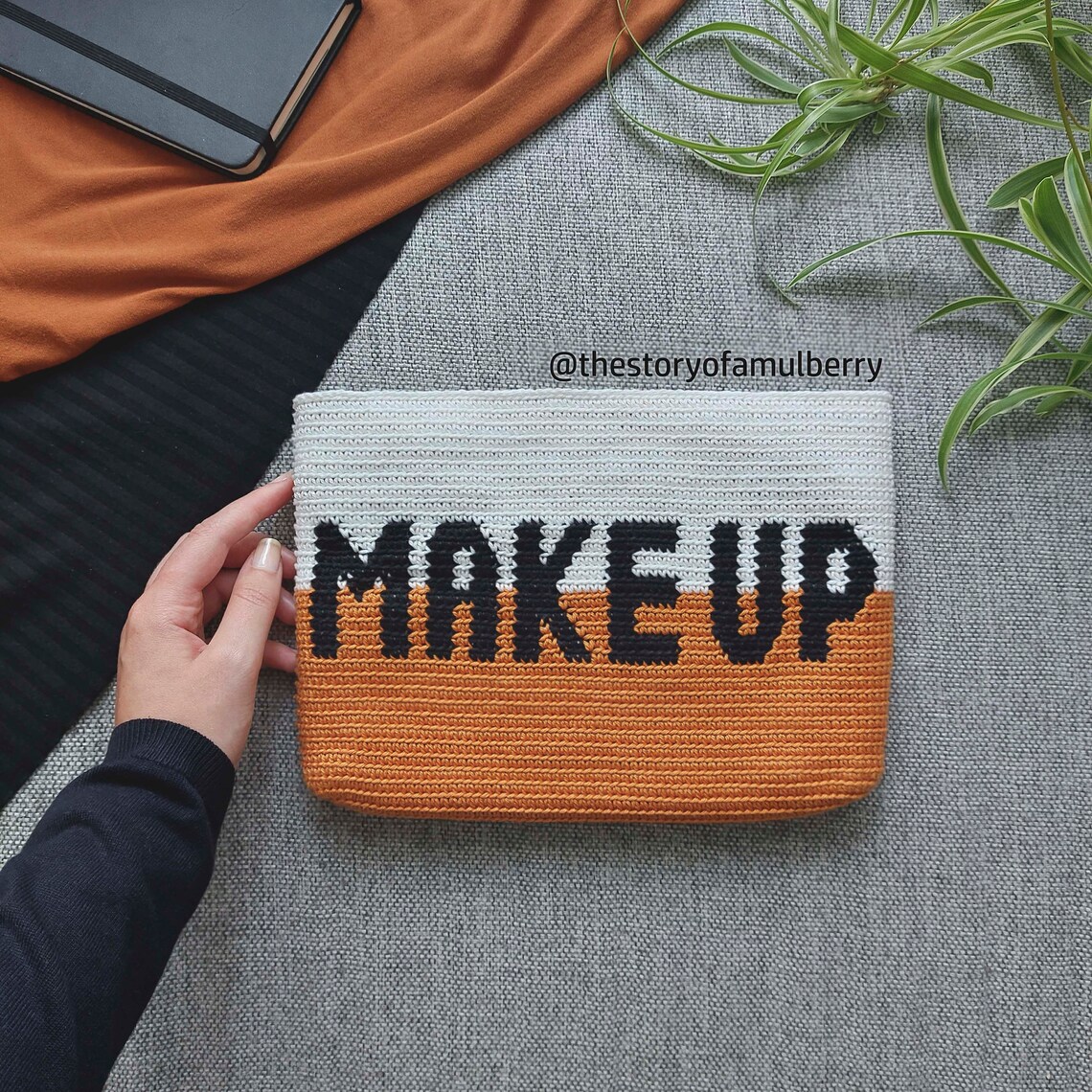 Make up Crochet Bag Pattern /crochet Cosmetic Pouch Pattern - Etsy