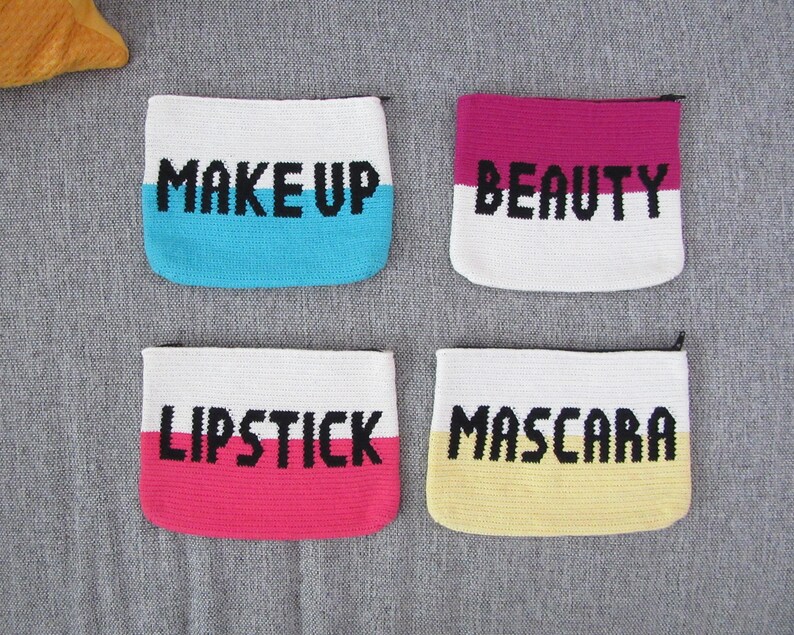 Make up Crochet Bag Pattern /Crochet Cosmetic Pouch Pattern | Etsy