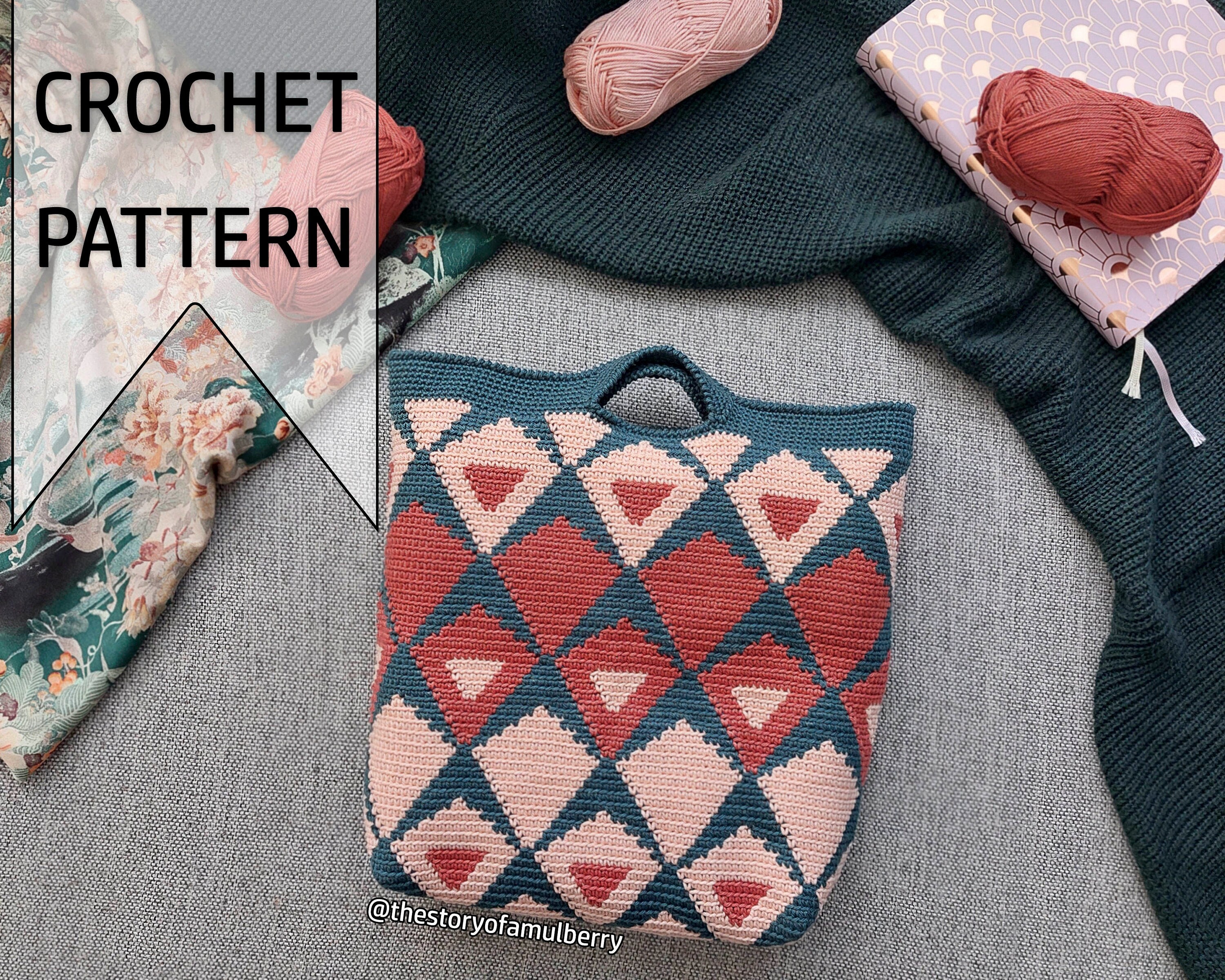 Archer Tapestry Crochet Pattern / Crochet Bag Pattern / Modern - Etsy