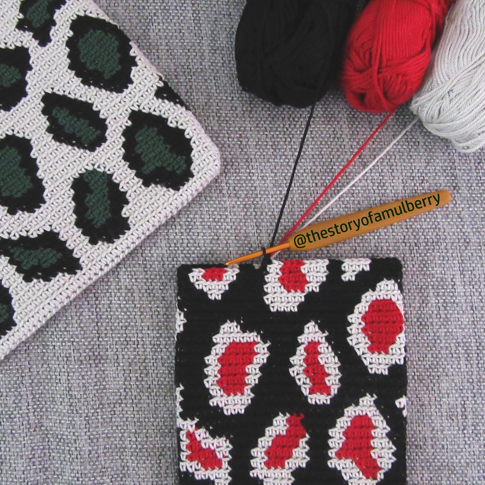 Animal Print Crochet Pattern / Tapestry Crochet Bag Pattern / Modern ...