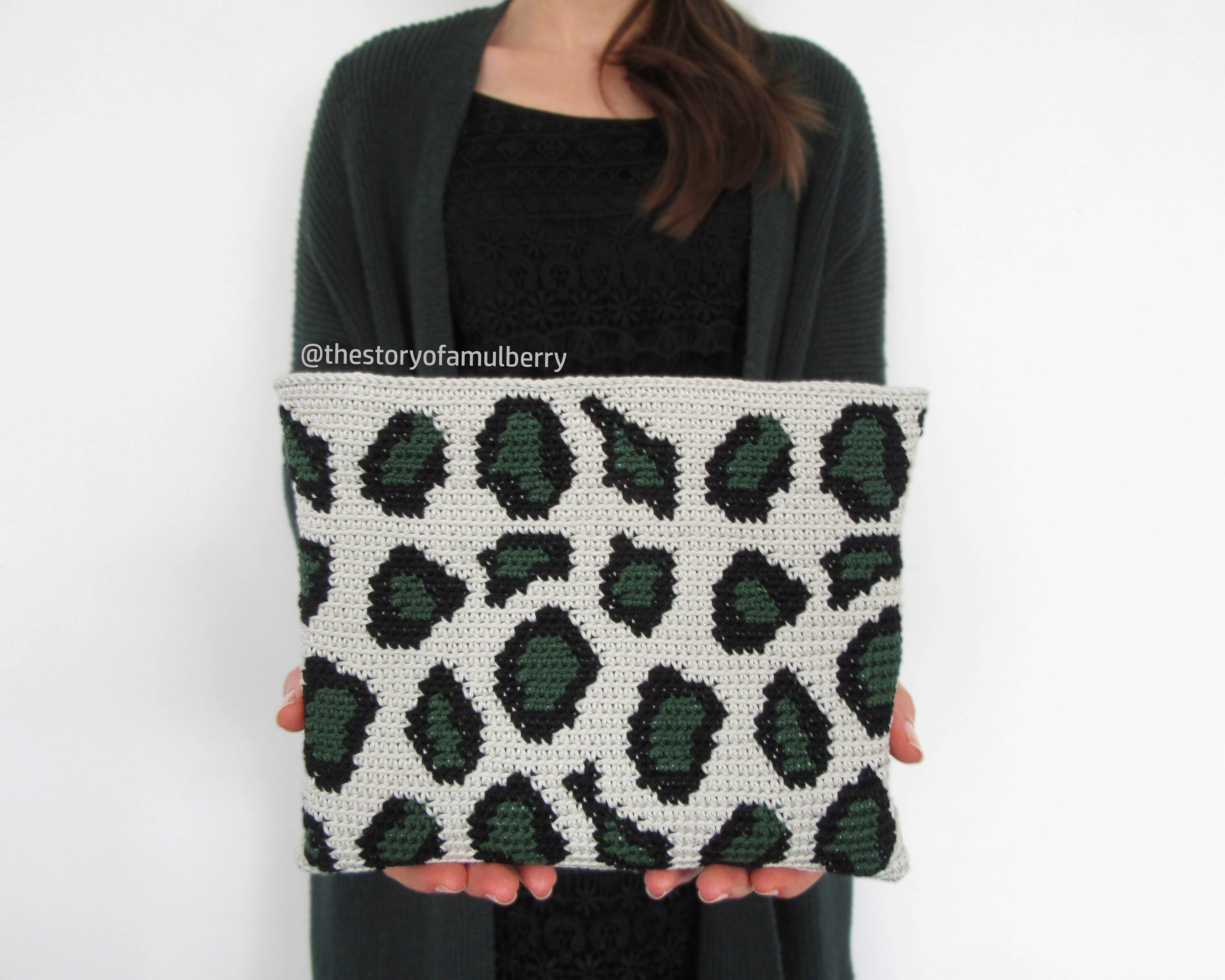 Animal Print Crochet Pattern / Tapestry Crochet Bag Pattern / Modern ...