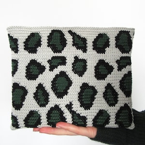 Animal Print Crochet Pattern / Tapestry Crochet Bag Pattern / Modern ...