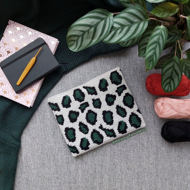 Animal Print Crochet Pattern / Tapestry Crochet Bag Pattern / Modern ...