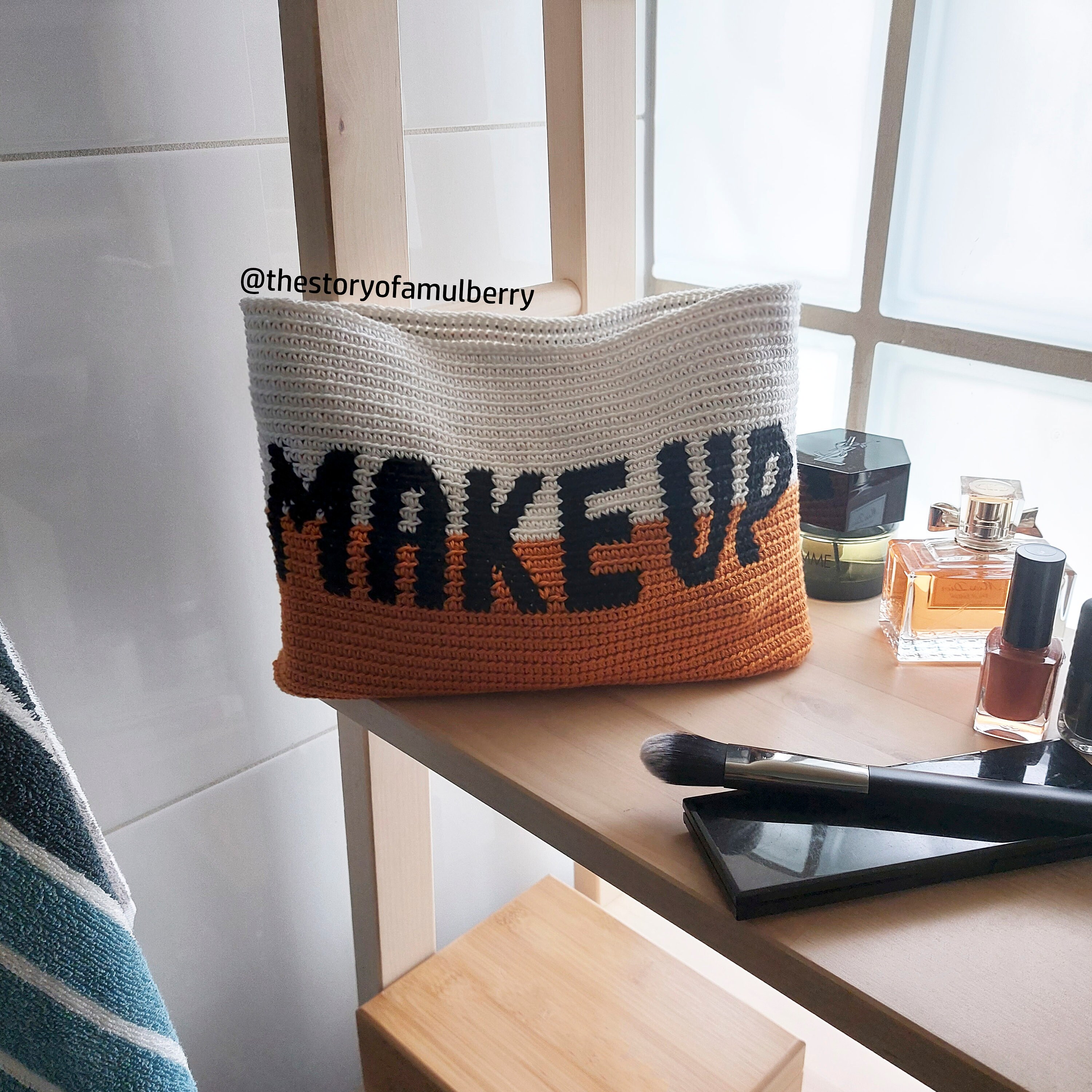 Make up Crochet Bag Pattern /crochet Cosmetic Pouch Pattern - Etsy