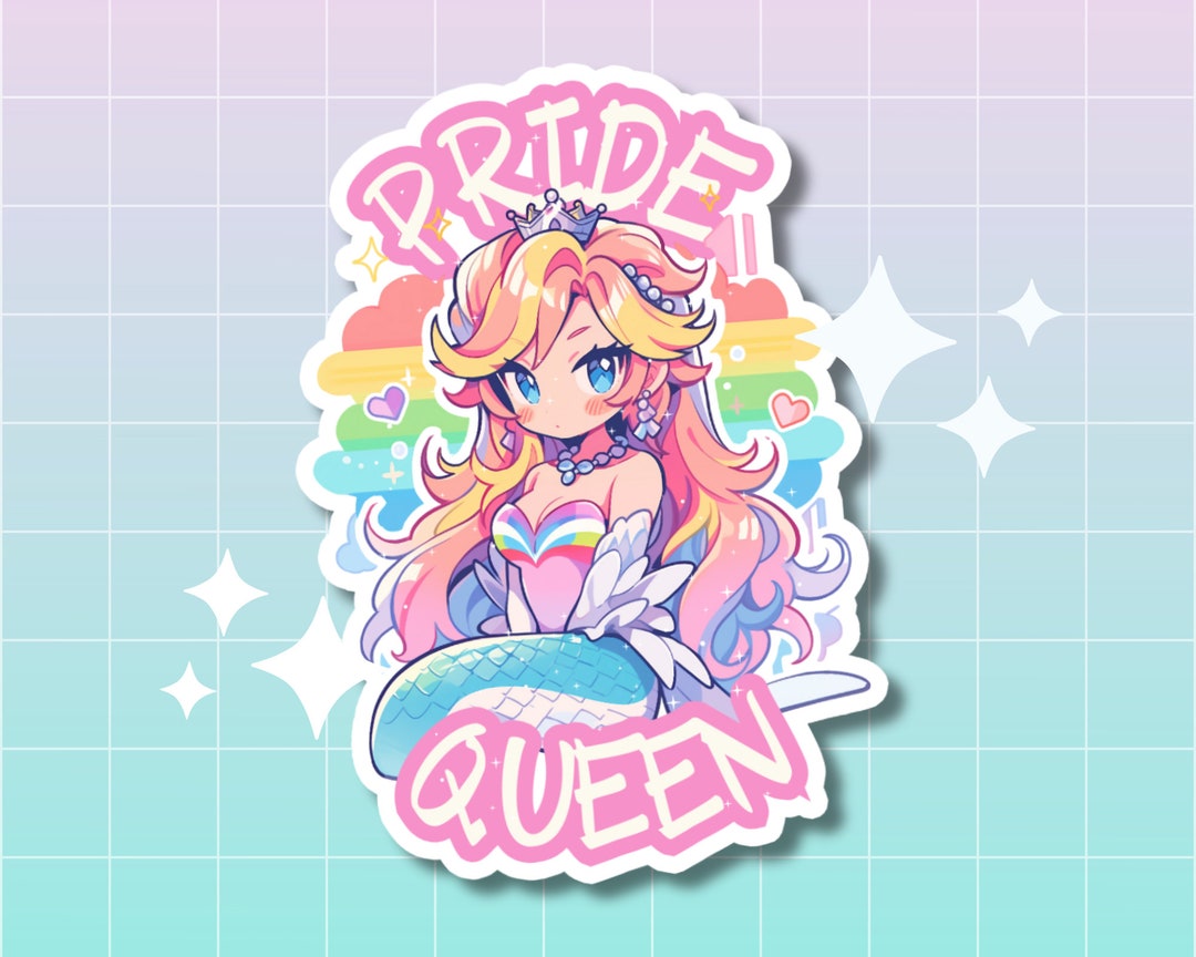Pride Sticker Lgbtqia Sticker Pride Queen Stickerrainbow Sticker 9156