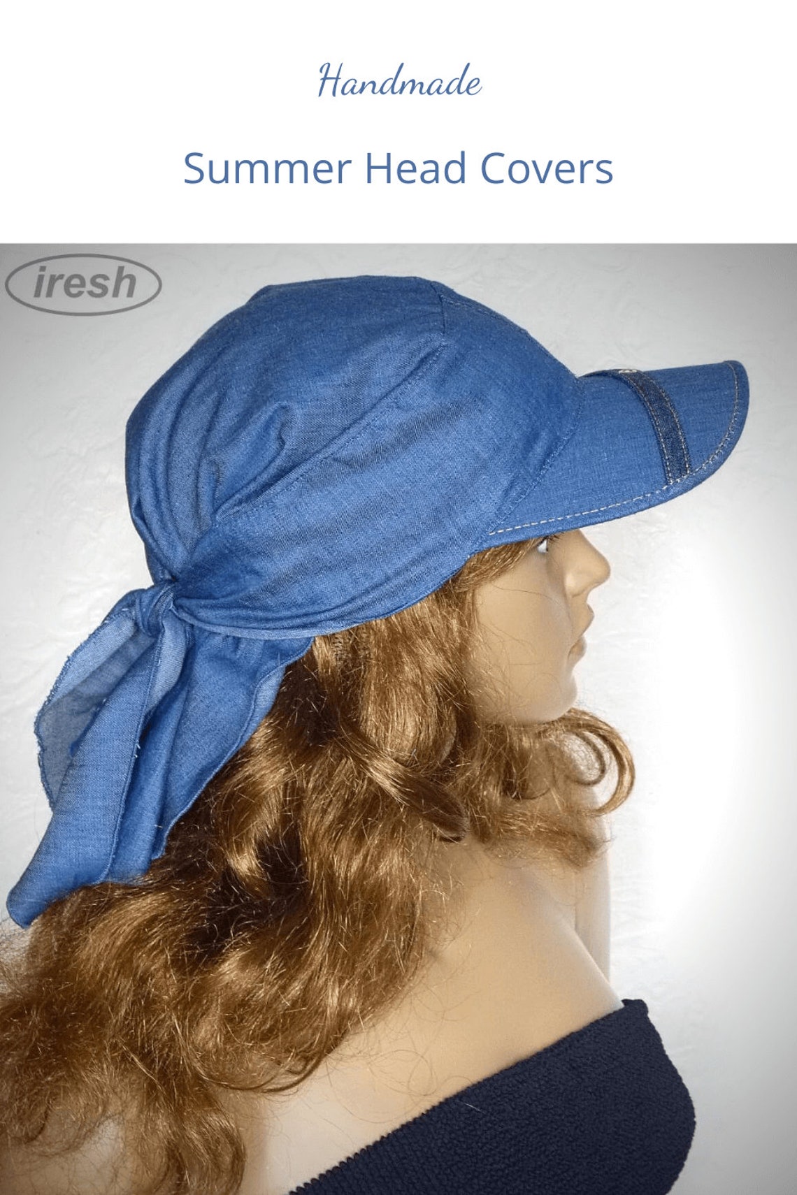 Denim Sun Visor Blue Sun Visor Visor Sunhat Denim - Etsy