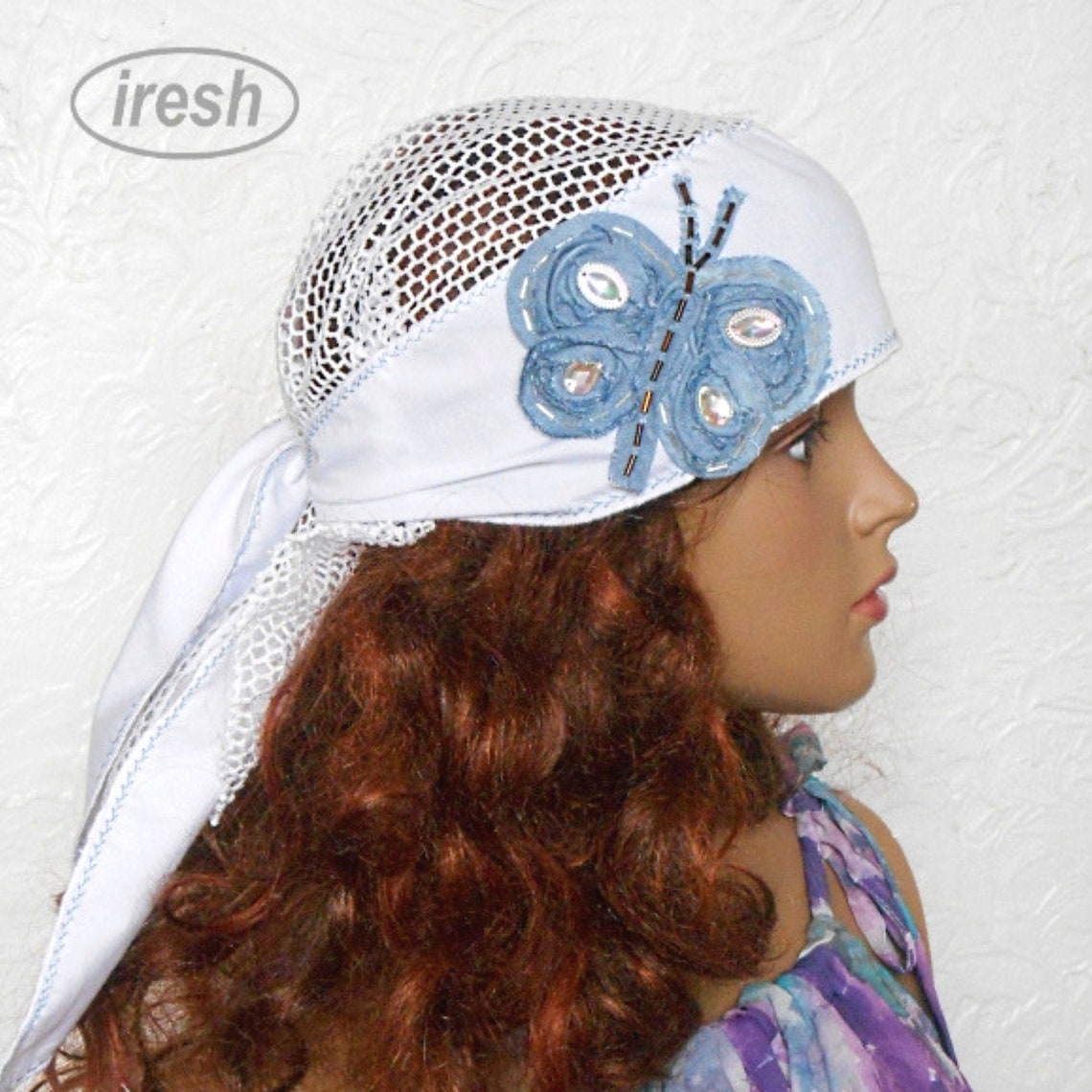 White Women's Head Cover Summer Head Scarf Women's | Etsy